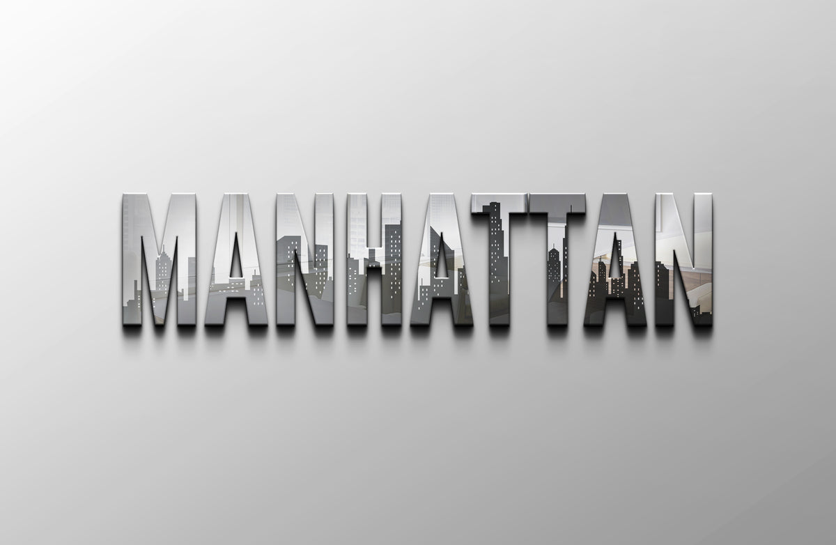 Manhattan (Typography Design) – IkeR-Design