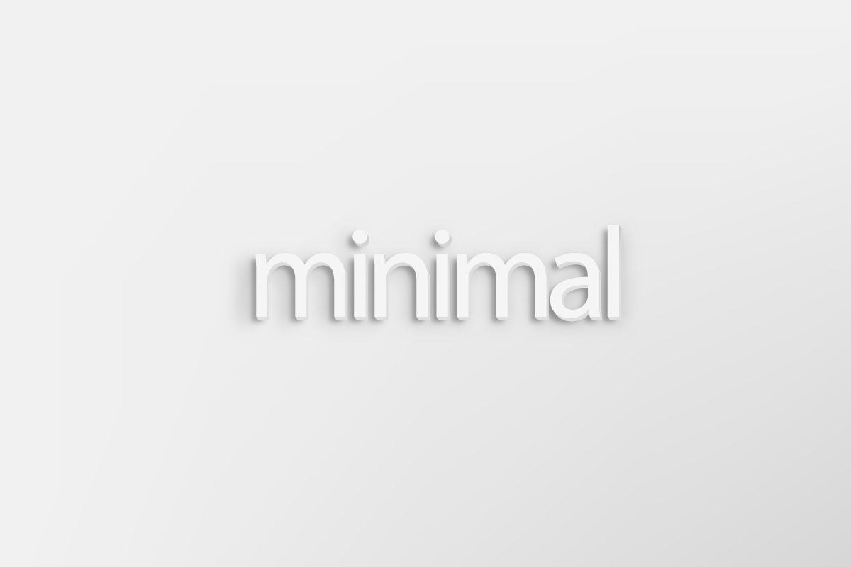 Minimal (Typography Design) – IkeR-Design